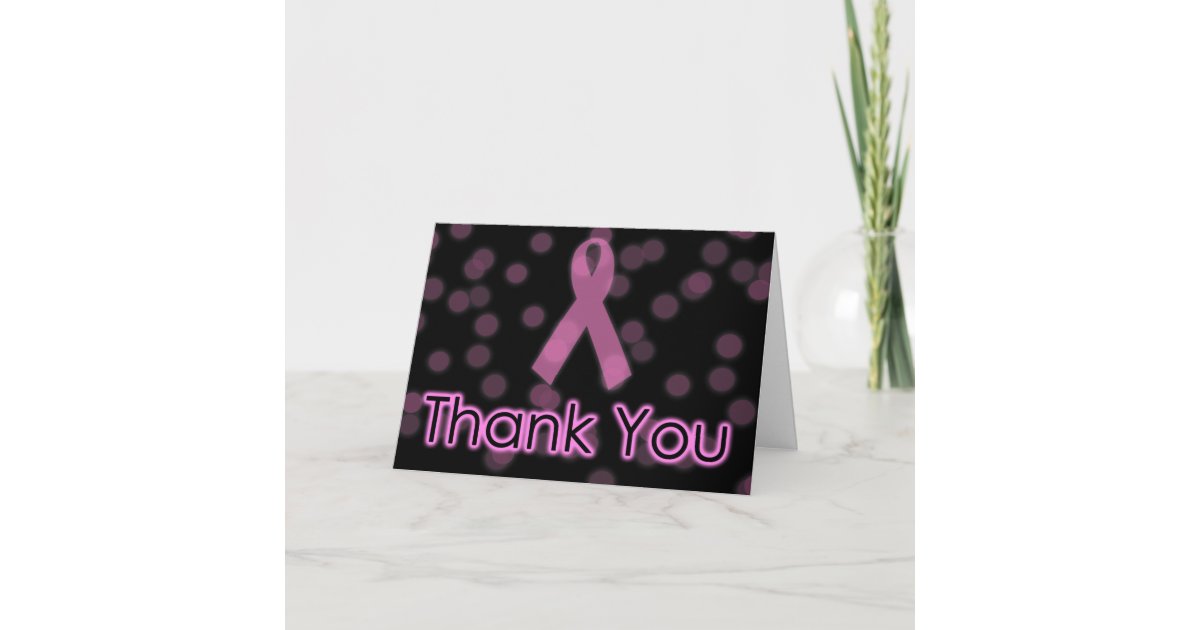Breast Cancer Awareness Thank You | Zazzle