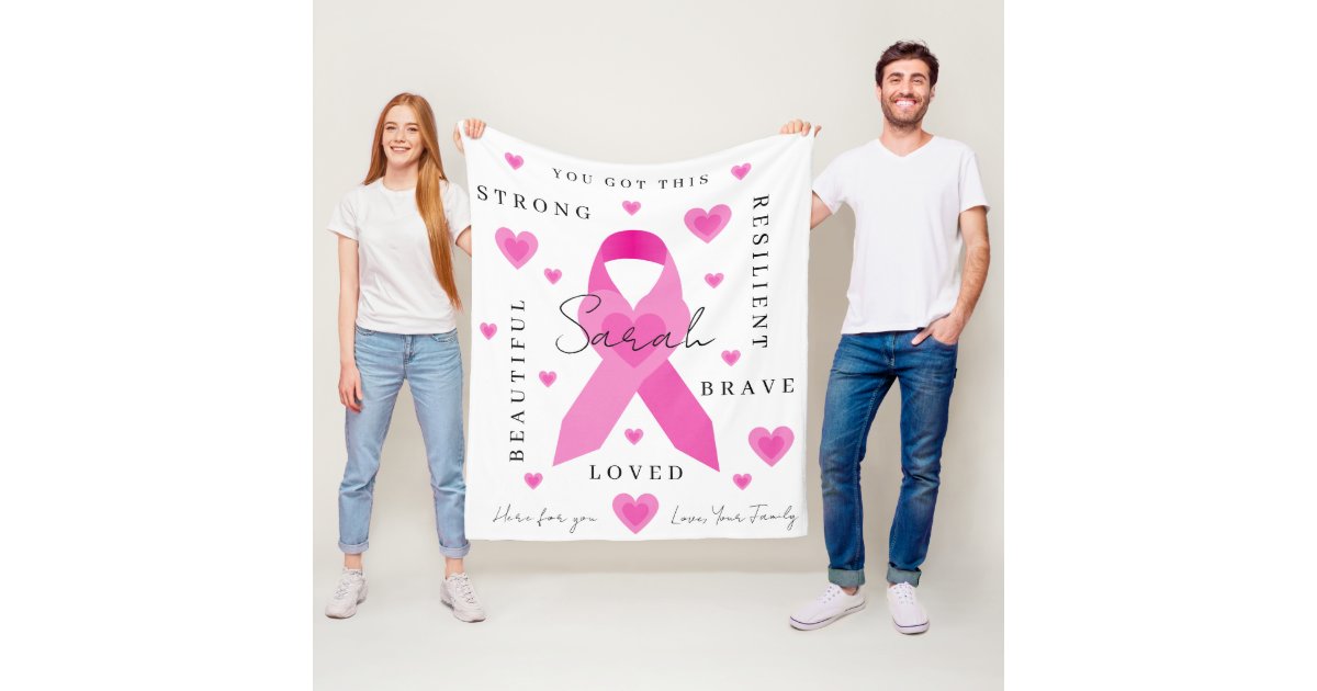 Breast Cancer Blanket | Zazzle