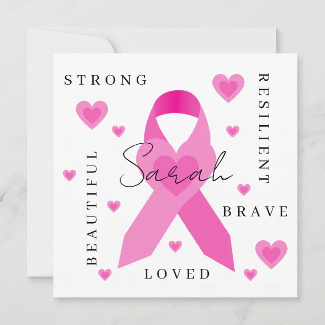 Breast Cancer Card | Zazzle
