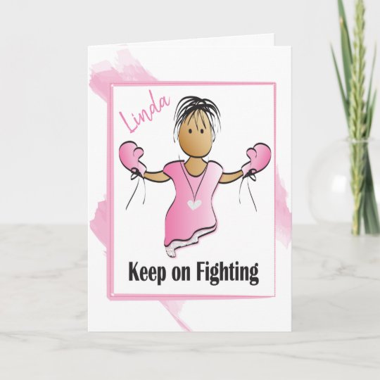 Breast Cancer Encouragement Card for Her | Zazzle.com