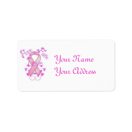 breast cancer label | Zazzle.com