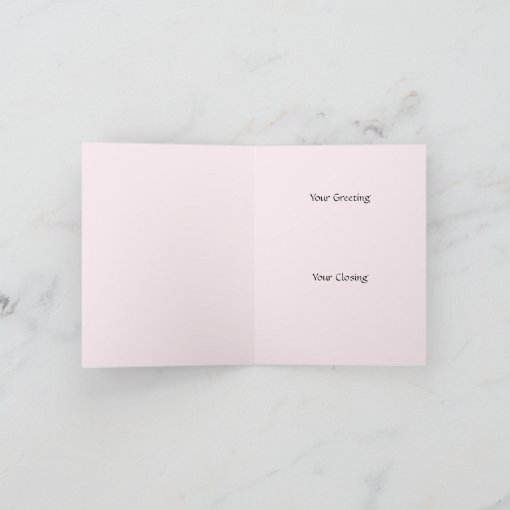 Breast Cancer Pink Ribbon Thank You Card | Zazzle