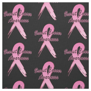 Breast cancer awareness fabric | Zazzle