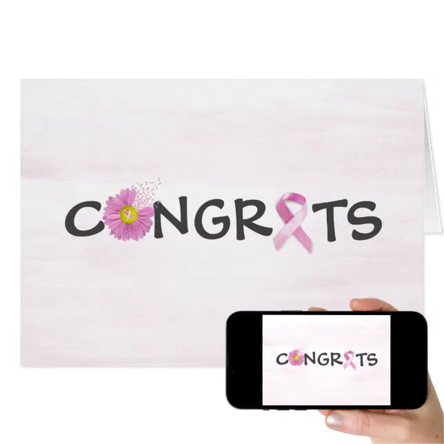 Breast Cancer Survivor Congratulations | Zazzle