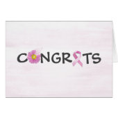 Breast Cancer Survivor Congratulations | Zazzle