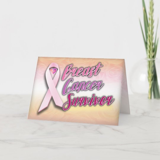 Breast Cancer Survivor Greeting Card | Zazzle.com