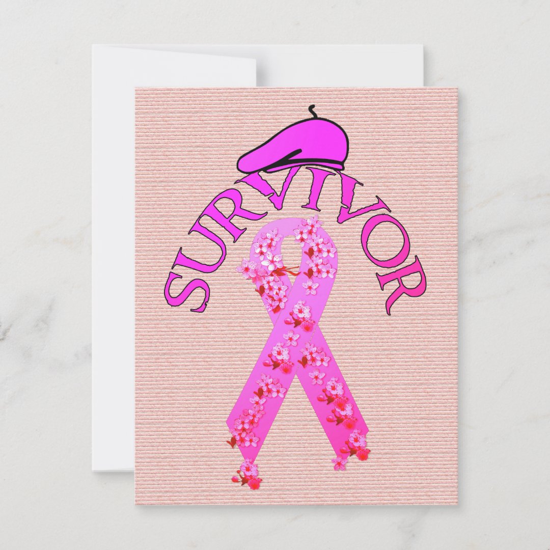 Breast Cancer Survivor Invitation | Zazzle