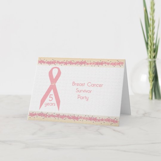 Breast Cancer Survivor Party Invite | Zazzle.com