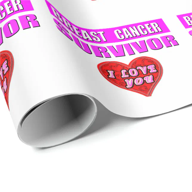 Breast Cancer Survivor Wrapping Paper | Zazzle