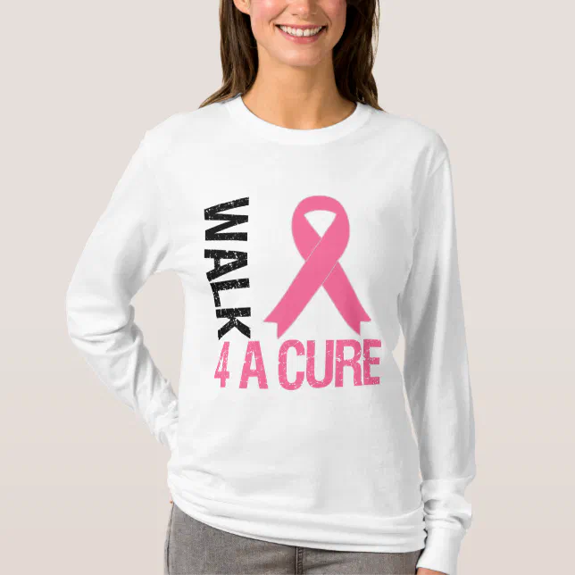 Breast Cancer Walk For A Cure T-Shirt | Zazzle