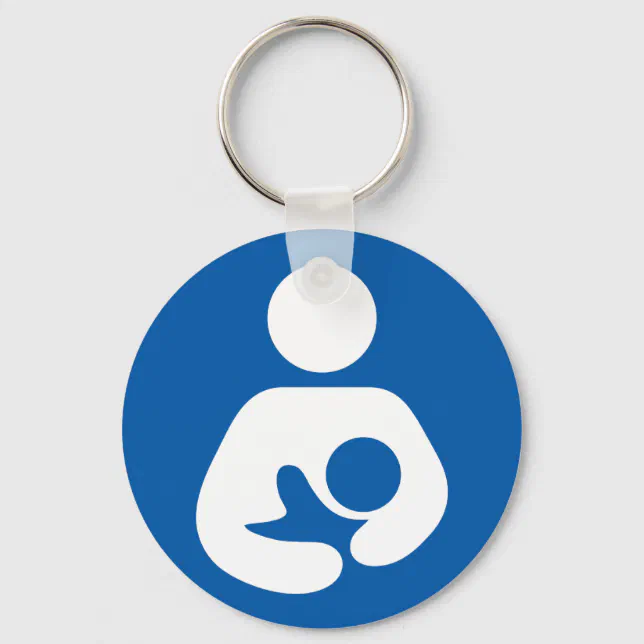 Breastfeeding / Nursing Icon Keychain | Zazzle