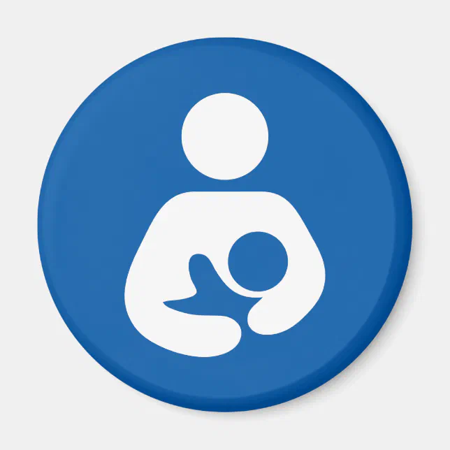 Breastfeeding Symbol Magnet | Zazzle