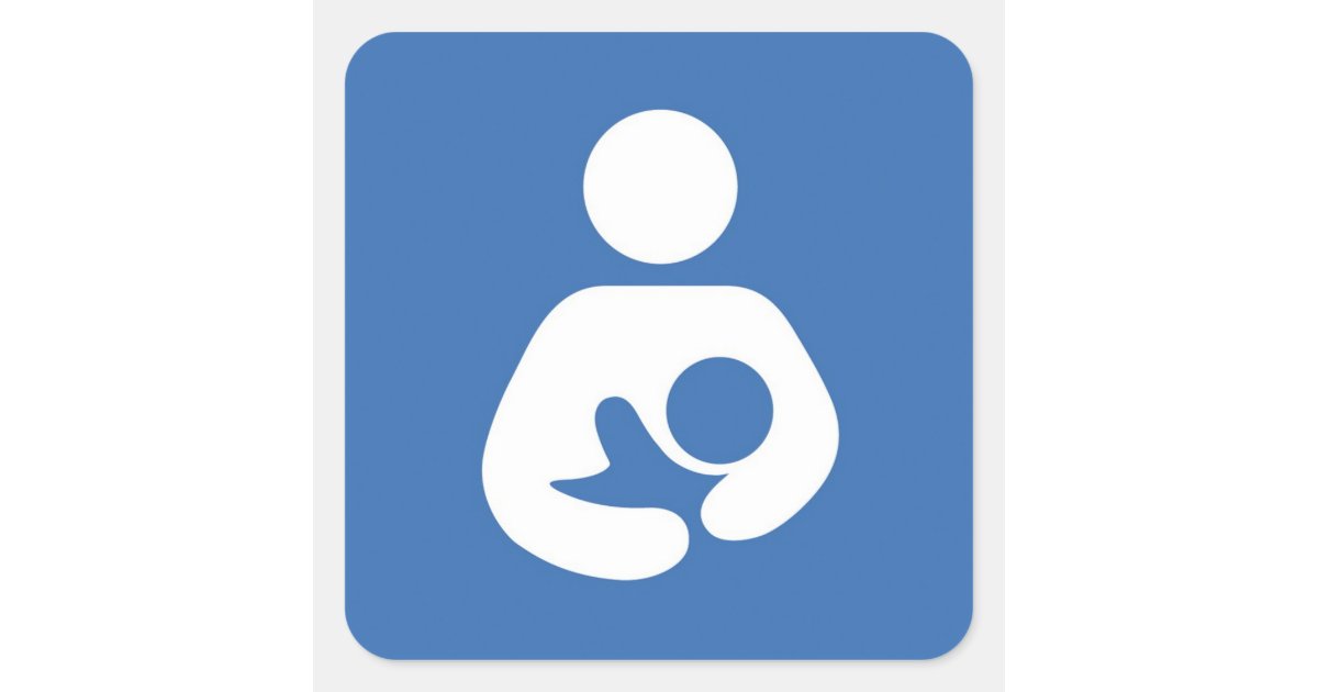 Breastfeeding Symbol Stickers | Zazzle