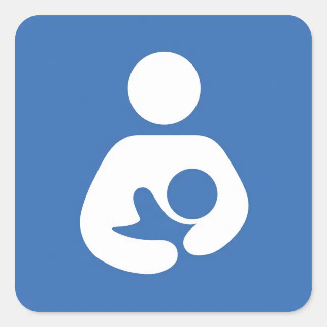 Breastfeeding Symbol Stickers | Zazzle