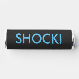 breath mints _ first reaction shock _ black | Zazzle