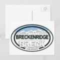 BRECK - Breckenridge Colorado Rocky Mountains Postcard | Zazzle