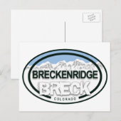 BRECK - Breckenridge Colorado Rocky Mountains Postcard | Zazzle