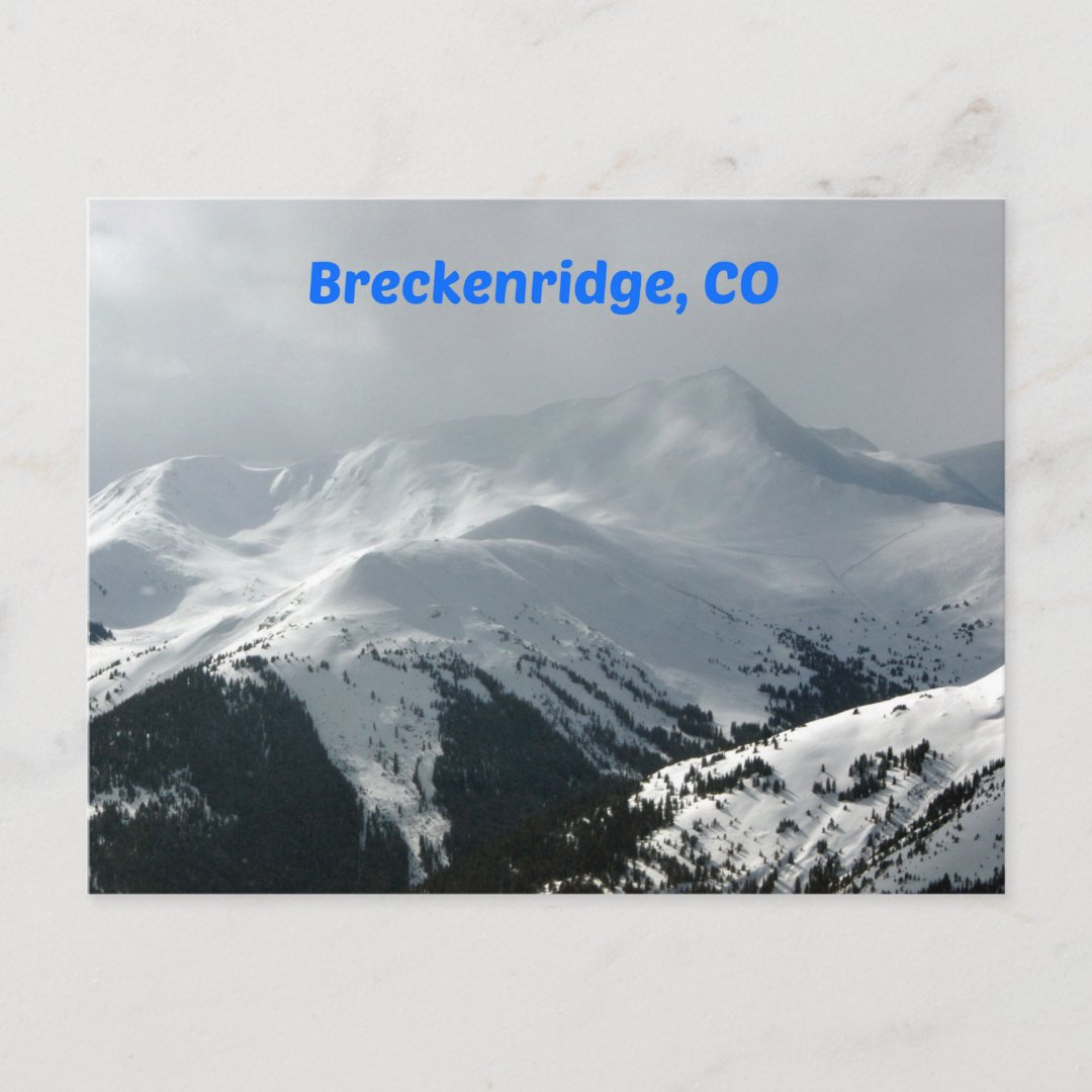 Breckenridge, CO Postcard | Zazzle
