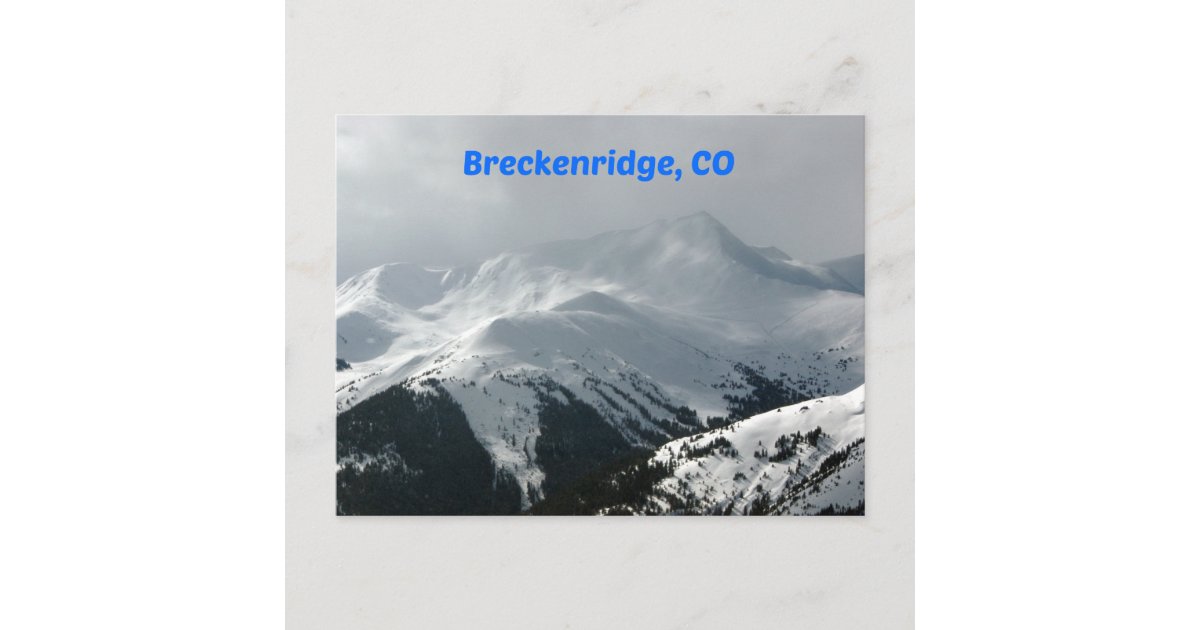 Breckenridge, CO Postcard | Zazzle