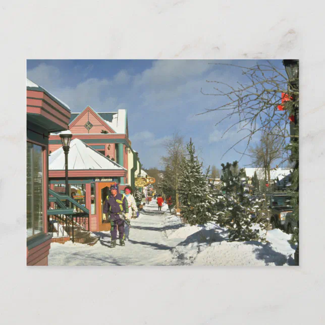 Breckenridge, Colorado, U.S.A. Winter Postcard | Zazzle