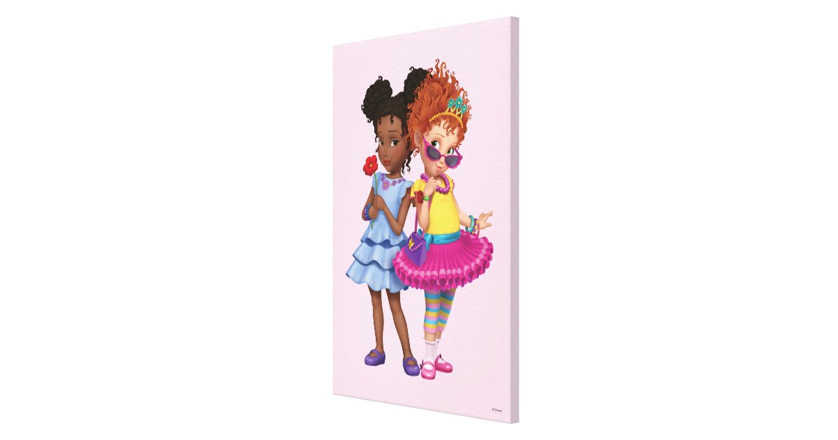 Bree James & Fancy Nancy Canvas Print | Zazzle