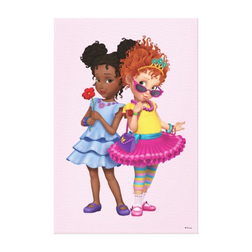 Bree James & Fancy Nancy Canvas Print | Zazzle