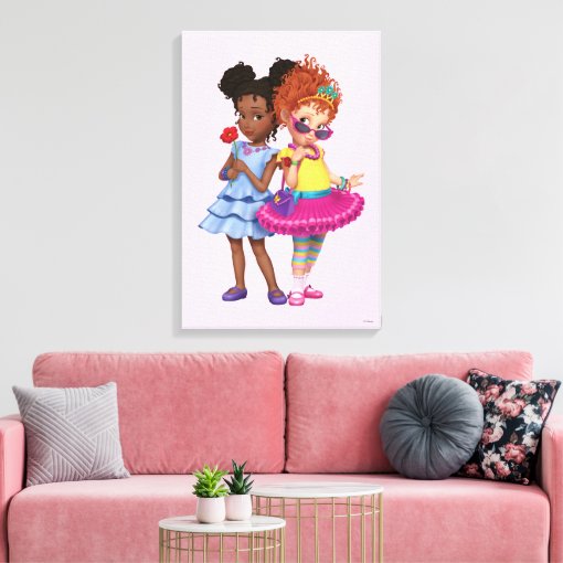 Bree James & Fancy Nancy Canvas Print | Zazzle