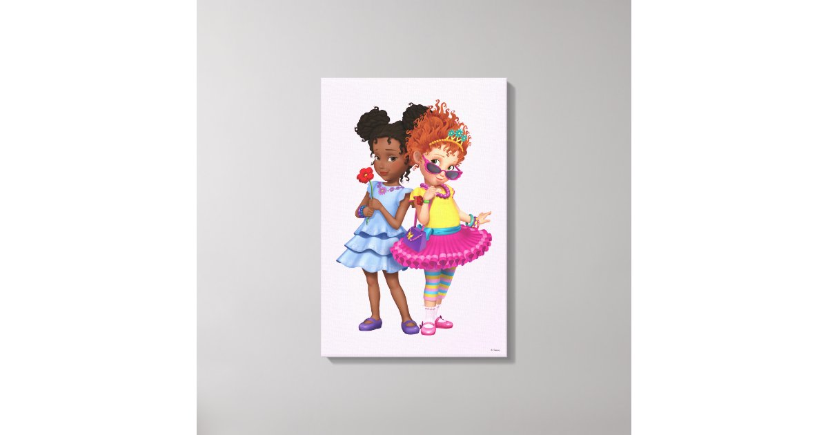 Bree James & Fancy Nancy Canvas Print | Zazzle