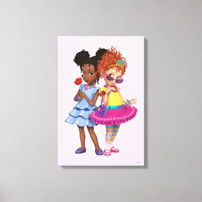 Bree James & Fancy Nancy Canvas Print | Zazzle