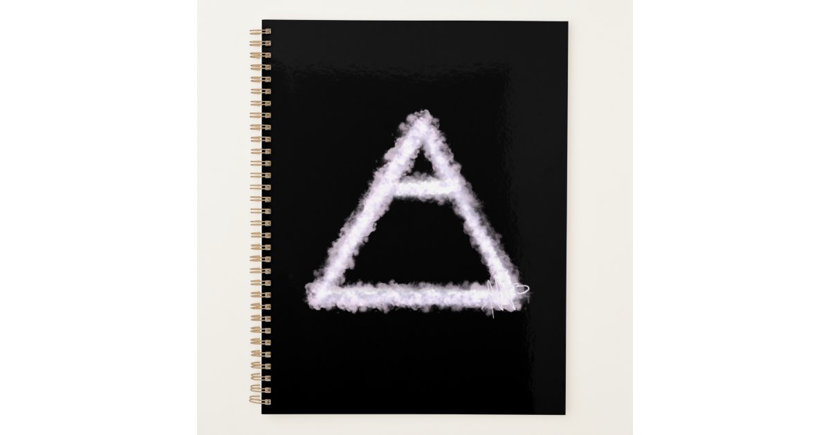 Breezy Air Element Alchemy Symbol Planner | Zazzle