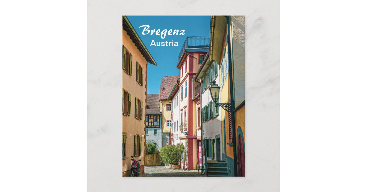 Bregenz in Austria The Old Town Postcard | Zazzle