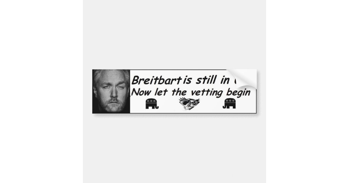 Breitbart Bumper Sticker | Zazzle