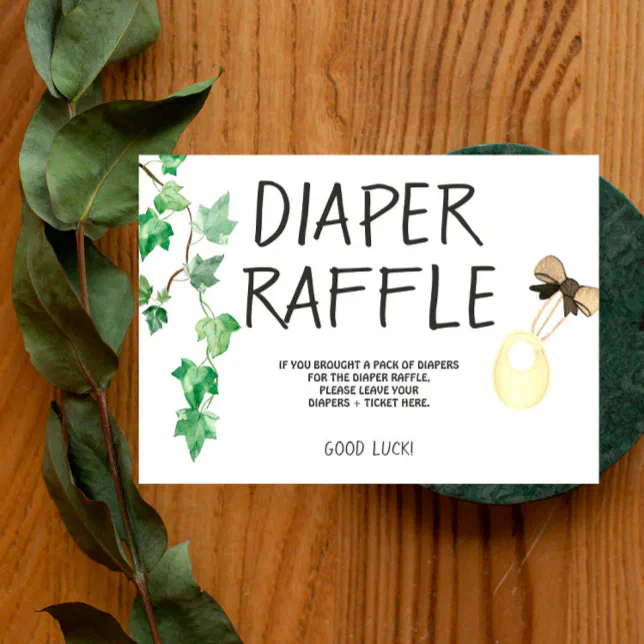Brewery Baby - Color - Diaper Raffle Invite Insert | Zazzle