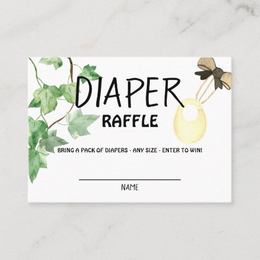 Brewery Baby - Color - Diaper Raffle Invite Insert | Zazzle