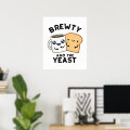 Brewty And The Yeast Funny Movie Pun Poster | Zazzle