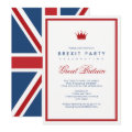 Brexit Union Jack Independence Party Invitation | Zazzle