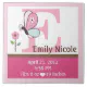 Bria Butterfly Letter Name Birth Info Tile | Zazzle