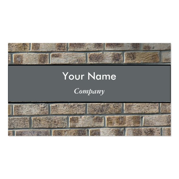 Brick Business Card