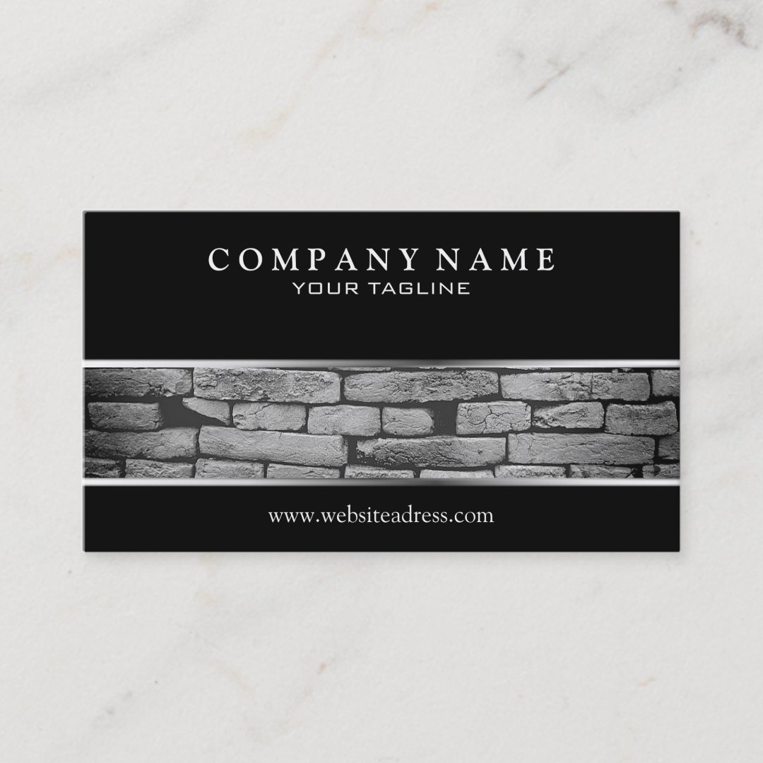 Brick Business Card | Zazzle