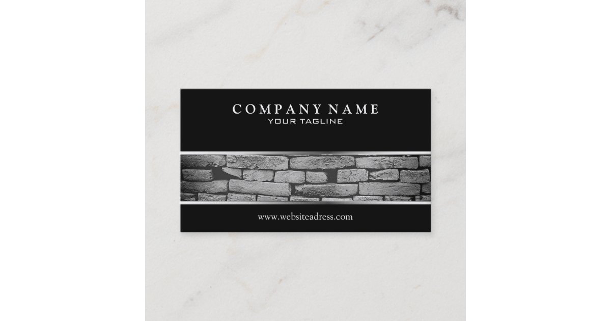 Brick Business Card | Zazzle