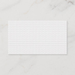 brick construction design custom business card | Zazzle