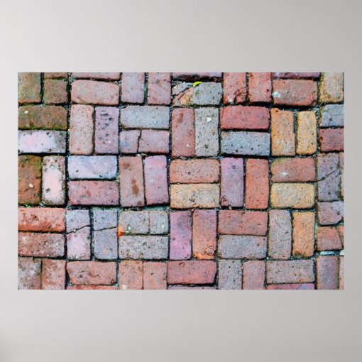 Brick Path Poster | Zazzle