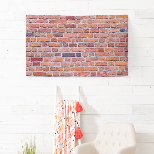 Brick wall background or backdrop banner | Zazzle