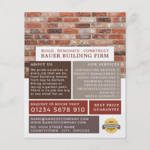 Brick Wall Flyers | Zazzle