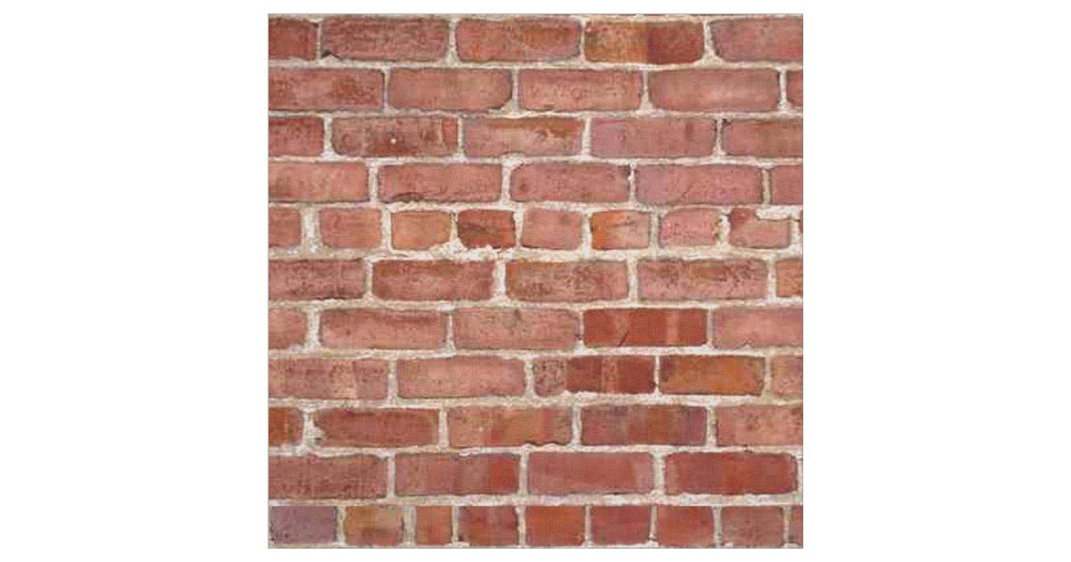 Brick Wall Fabric | Zazzle