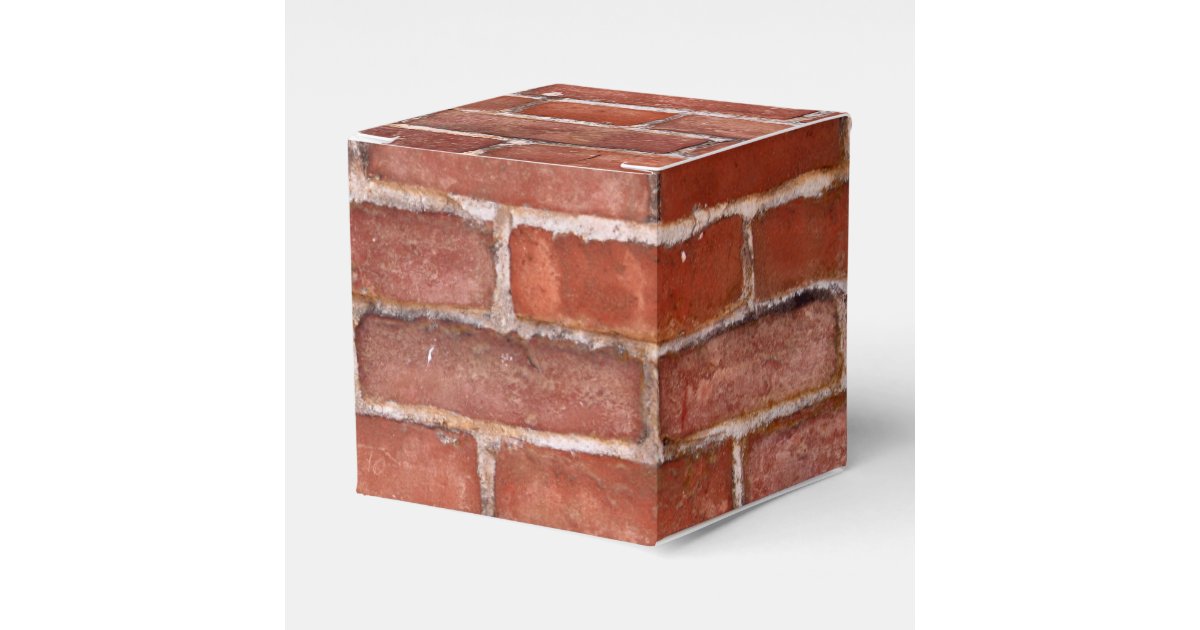 Brick Wall Favor Boxes | Zazzle