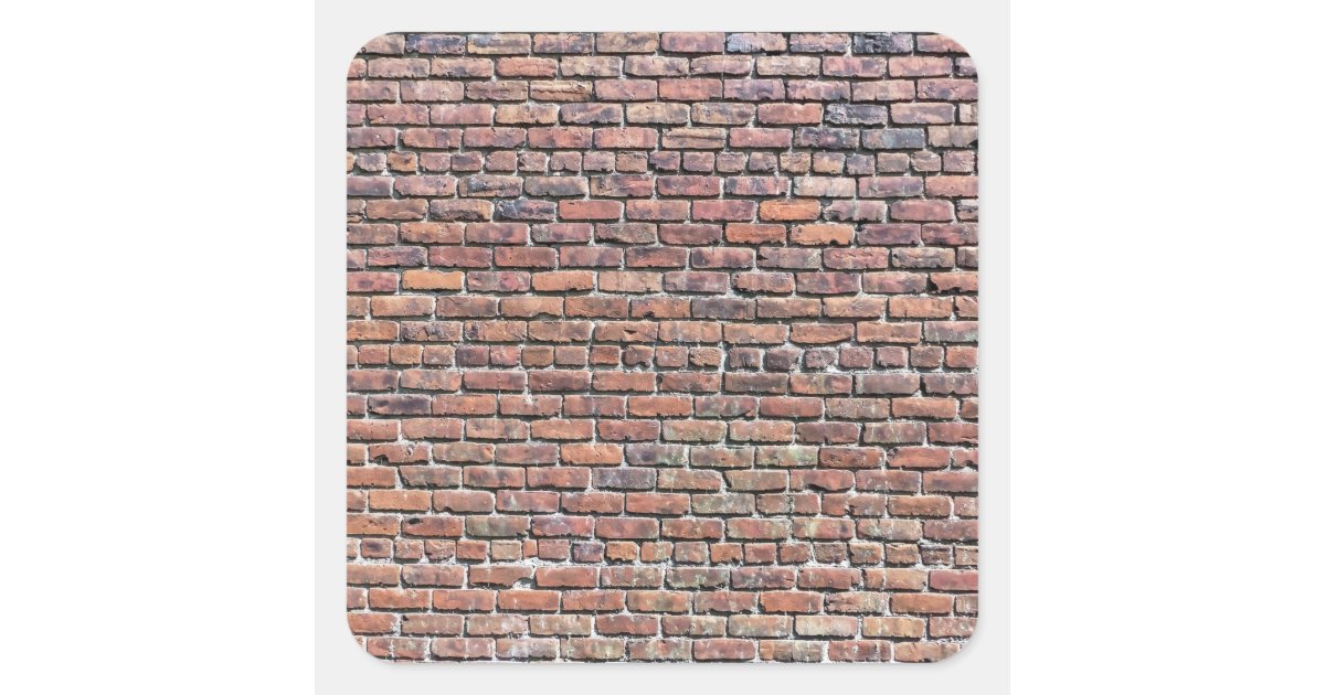 Brick Wall Label | Zazzle