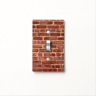 Brick Wall Light Switch Cover Plate | Zazzle