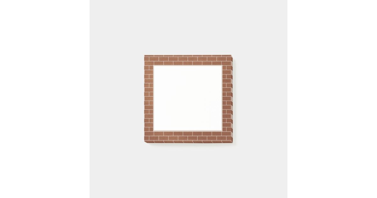 Brick Wall Post-it® Notes | Zazzle