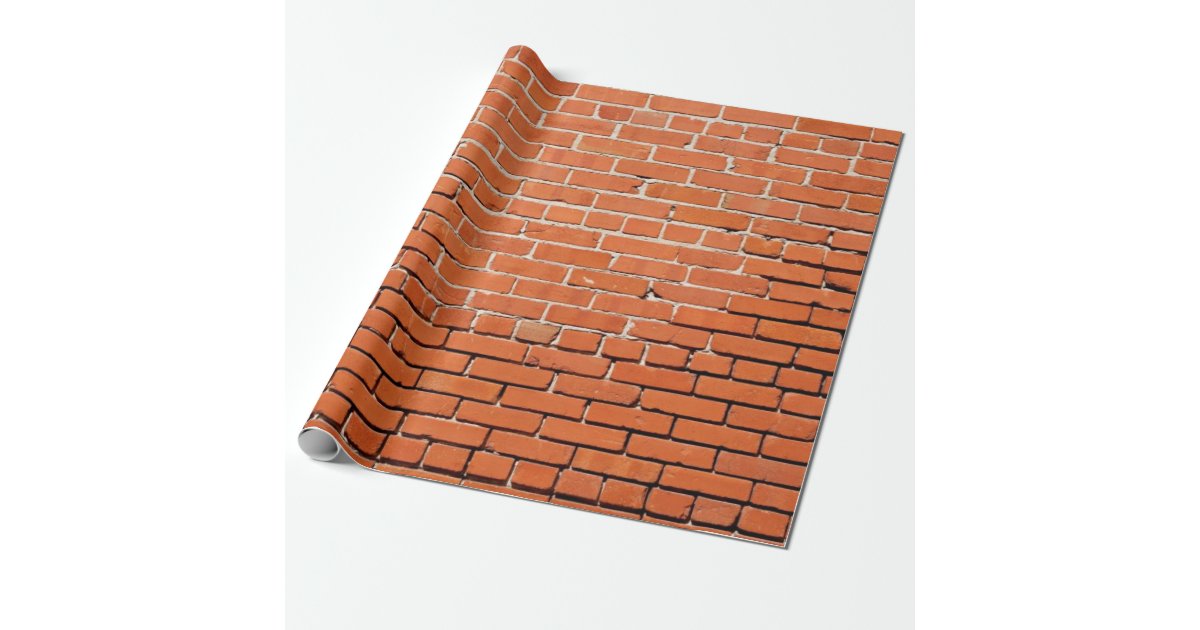 Brick Wall Wrapping Paper | Zazzle